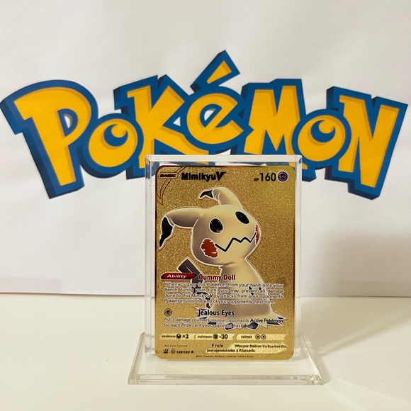 Pokémon | Toys | Pokmon Mimikyu V 48163 Battle Styles Full Art Metal ...